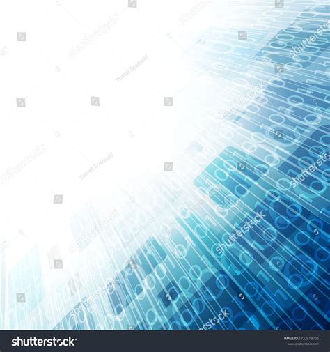 Abstract Technology Background Binary Code Stock Vector (Royalty Free ...