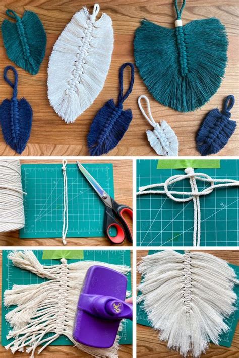 Image result for Macrame Feathers Tutorial