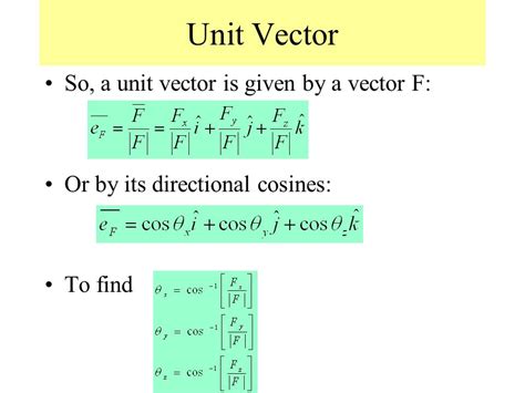 Image result for Unit Vector Form