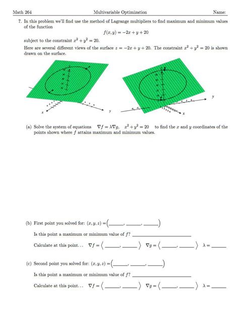 Image result for Multivariable Optimization Problem Bounded by Triangle