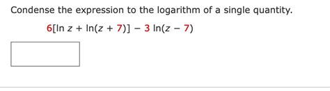 Image result for Condense Expression to a Single Logarithm