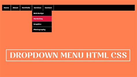 Image result for Sub Menu HTML