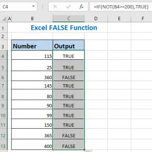 Image result for If Function in Excel True False