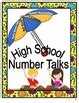 Image result for Number Talks High School Math