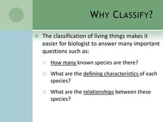 Image result for Why Do Biologists Use Classification