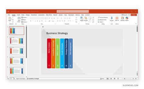 Image result for PowerPoint Create Navigation Menu