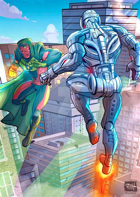 Image result for Vision Meets Ultron