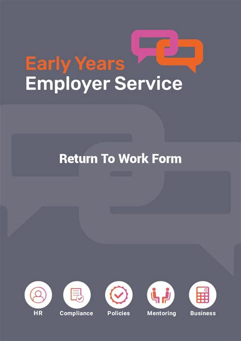 Image result for Return to Work Model