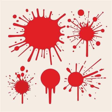 Image result for Red Paint Splatter Vector
