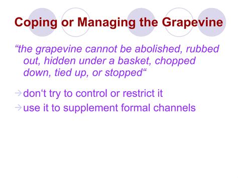 Image result for Types of Informal Communication Grapevine