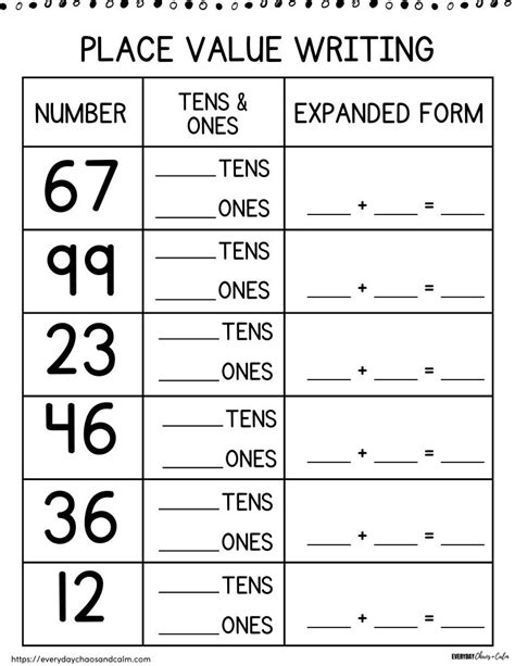 Image result for Math Place Value Worksheets