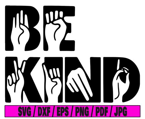Image result for Be Kind Sign Language