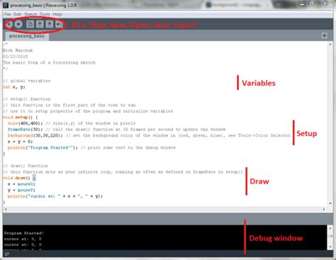Image result for Code for Making a Variable in Processing