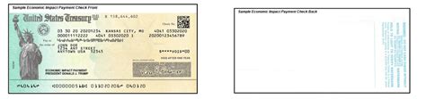 Image result for Stimulus Check Format