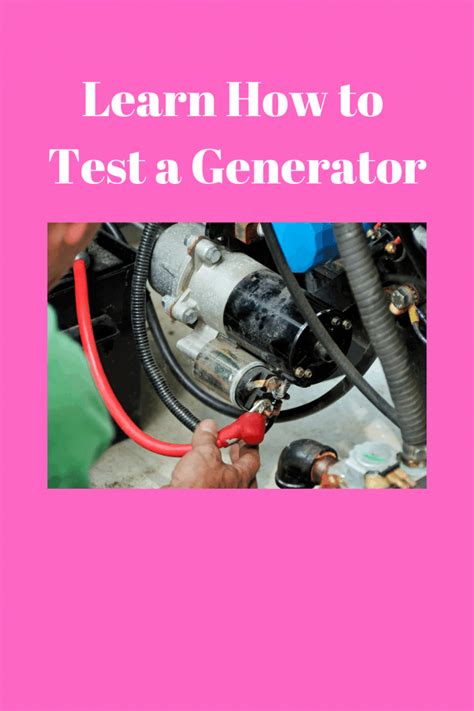 Image result for Testing Generator Cut Out