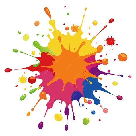 Image result for Colorful Paint Splatter Vector