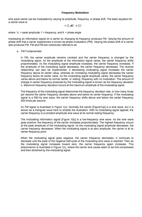 Image result for Frequency Modulation System