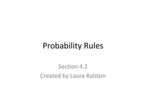 Image result for Basic Probability Rules
