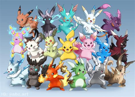 Image result for Types of Pikachu