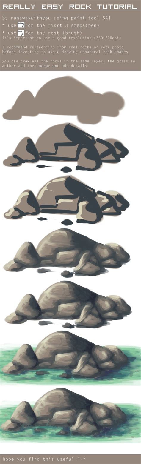 Image result for Rock Drawing Tutorial