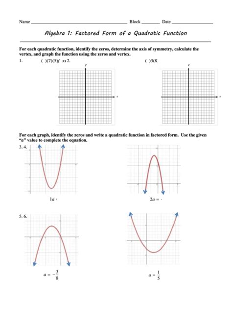 Image result for Quadratic Function Factored Form