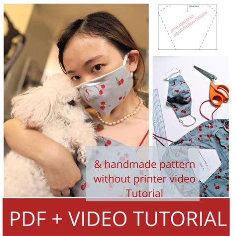 Image result for Face Mask Free Patterns and Tutorial