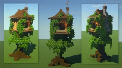 Image result for Creative Minecraft Tree House Guide