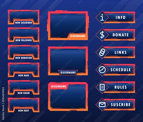 Image result for Gamer Live Stream Interface