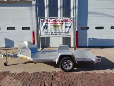 Image result for Used Aluma Motorcycle Trailers