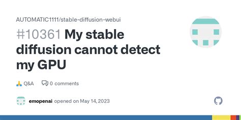 Image result for Stable Diffusion Is Not Using My GPU