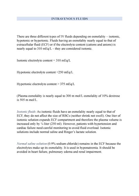 Image result for IV Fluids Types