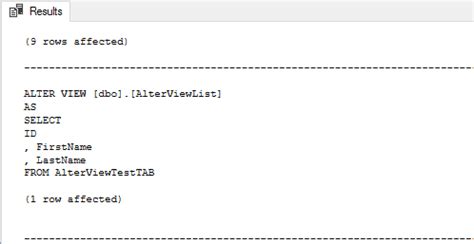 Image result for Alter SQL Views