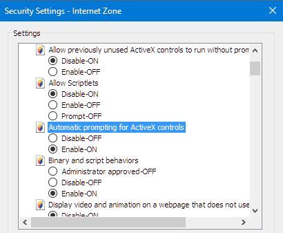 Image result for Turn Off ActiveX Filtering in Edge