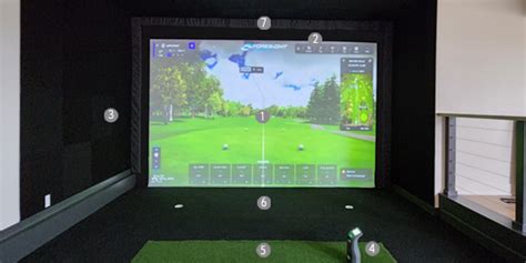 Image result for Golf Simulator Modern Setup