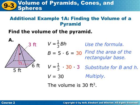 Image result for Volume of Pyramid Example