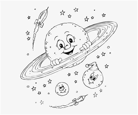 Image result for Saturn Drawing Easy Coloring