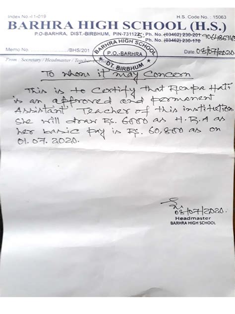 Image result for HRA Declaration Form