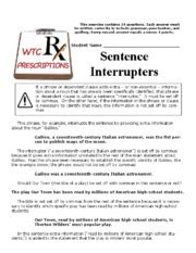 Image result for Comma Interrupters Examples