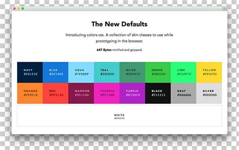 Image result for Common Web Color Names