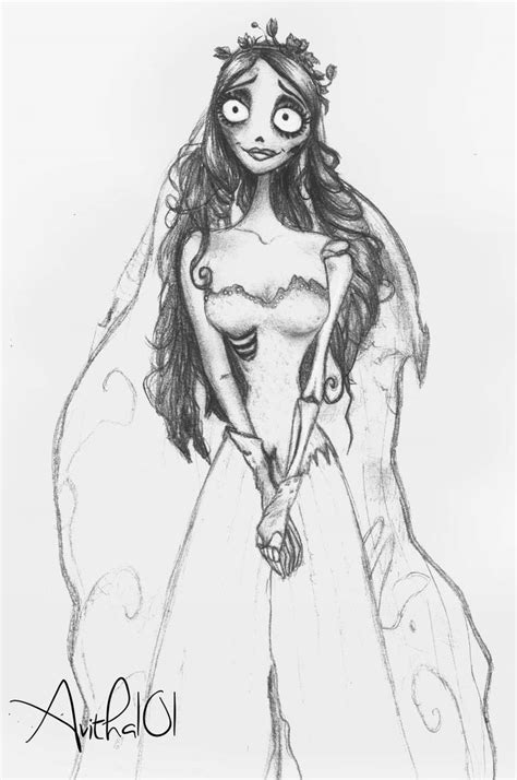 Corpse Bride - Emily Fan Art by avitha101 on DeviantArt