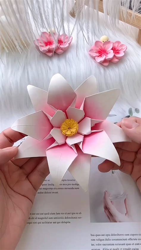 Image result for Origami Paper Flower Tutorial