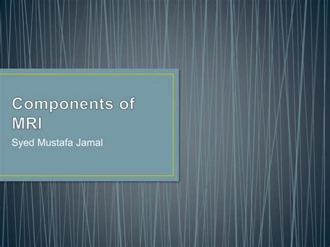 Image result for Components of MRI