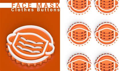 Image result for Button Face Mask Pattern