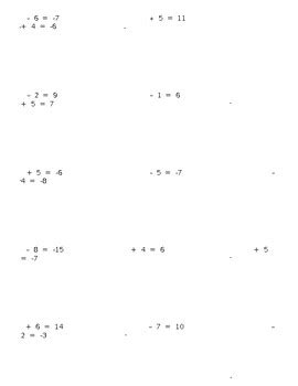 Image result for Two-Step Equations Division Worksheet