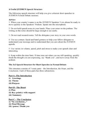 Image result for Debate Speech Example