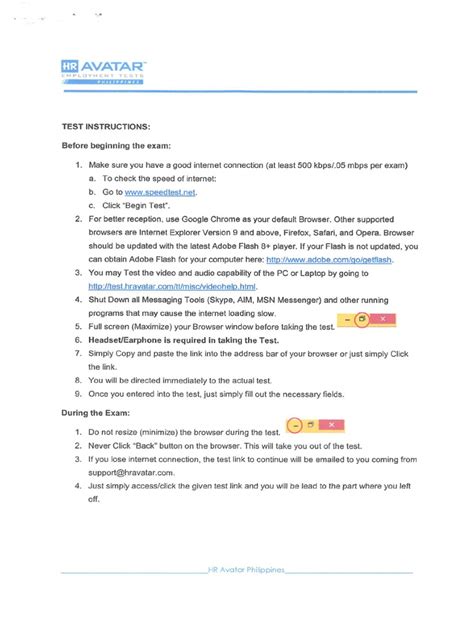 Image result for Instructions for Computer Based Test