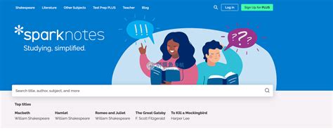 Image result for Spark Notes.com