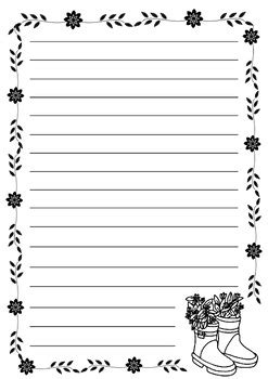 Image result for Spring Lined Writing Paper