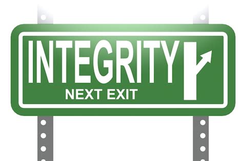 Image result for Integrity Sign