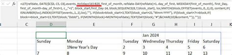 Image result for Excel Calendar Formula Auto Populate